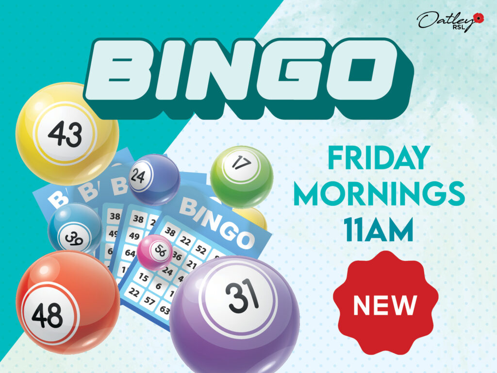 Friday Bingo - Oatley RSL & Community club