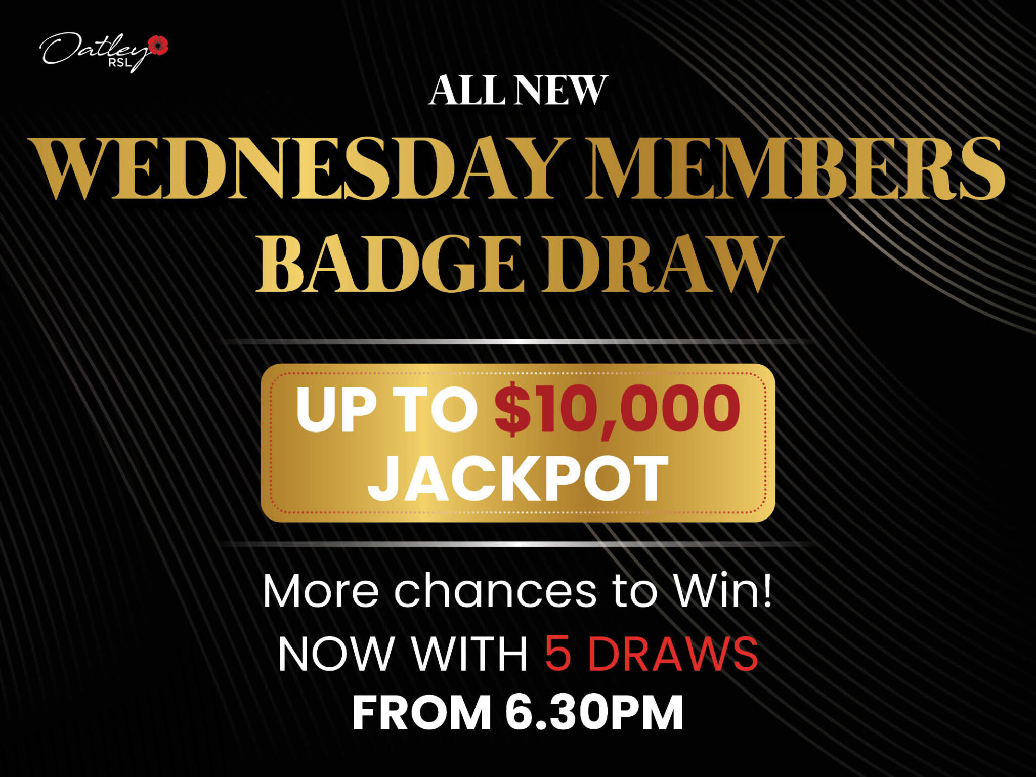 Wednesday Badge Draw - Oatley RSL & Community club